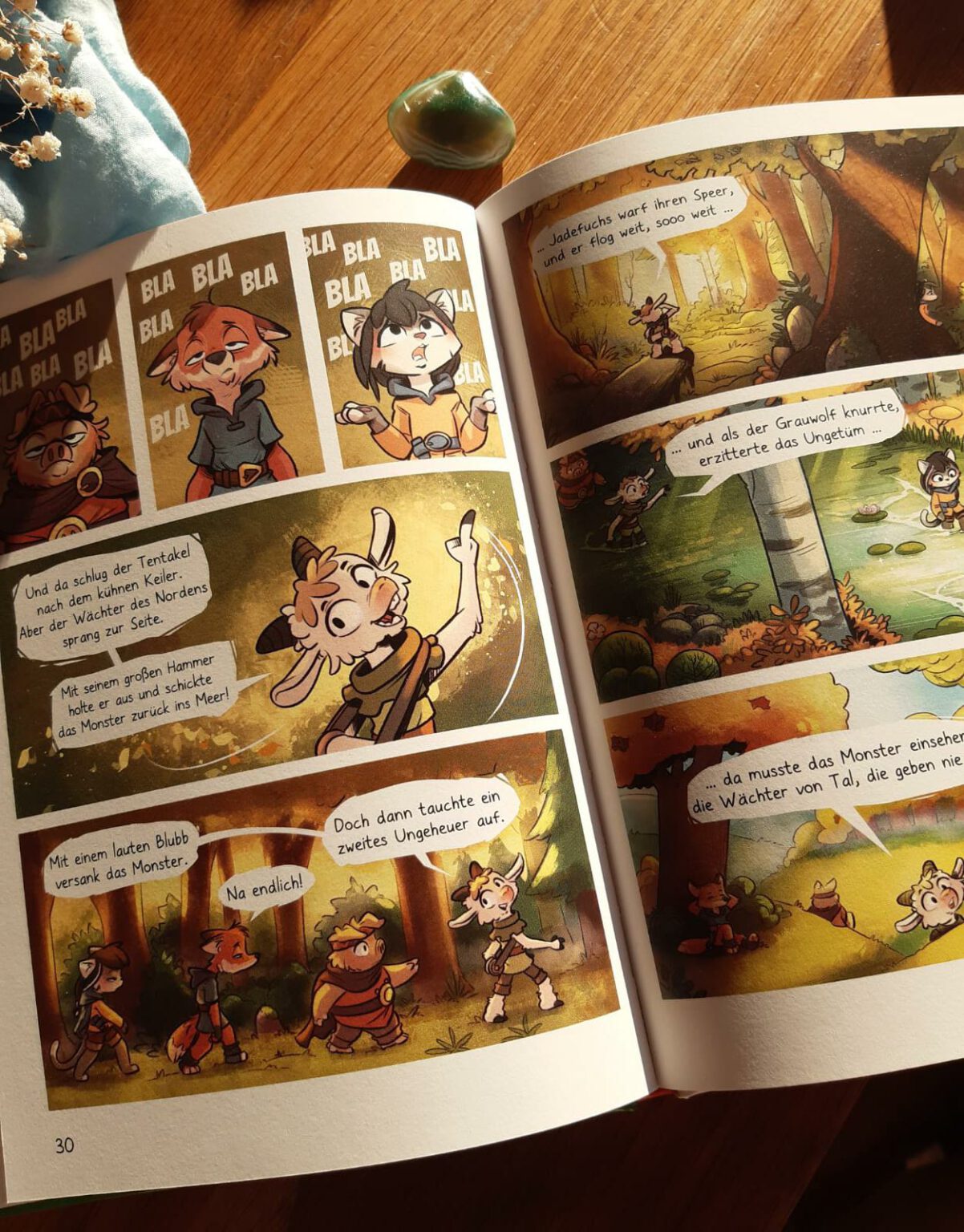 Comics für Erstleser? Klar! -"Die Wächter vom Tal. Der Winterkristall ...